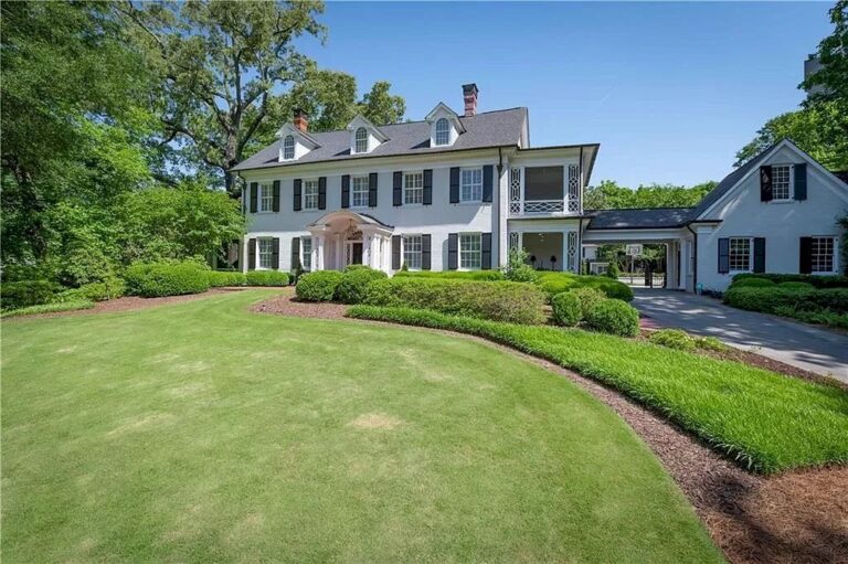 The Classically Beautiful Estate in Georgia Listed for $5,475,000