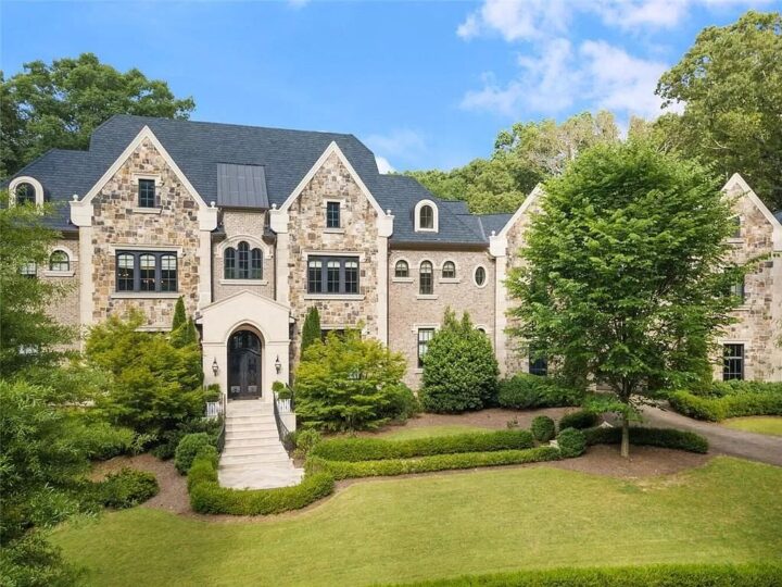 Stunning Custom English Manor Home in Winterthur Estates in Georgia