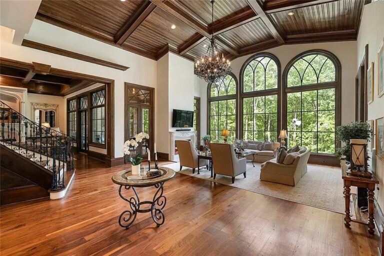 Stunning Custom English Manor Home in Winterthur Estates in Georgia