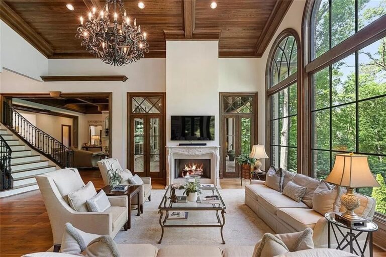 Stunning Custom English Manor Home in Winterthur Estates in Georgia