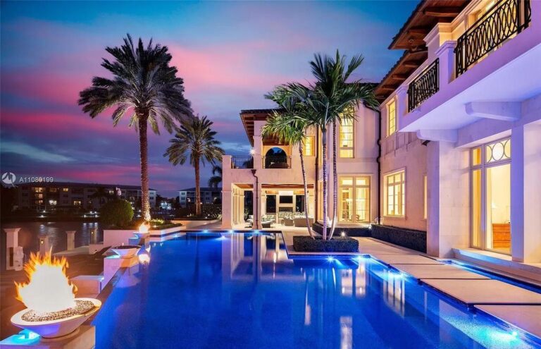This Unique Boca Raton Mansion comes with the Ultimate Entertaining Space