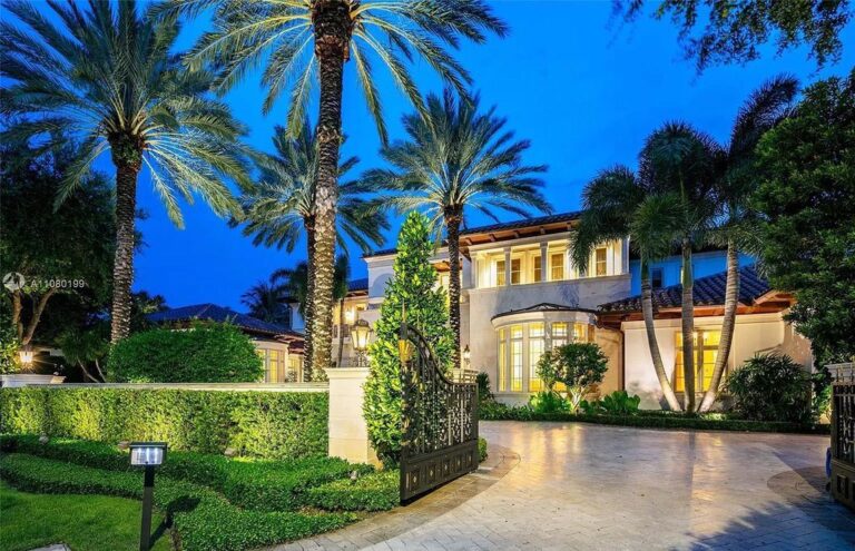 This Unique Boca Raton Mansion comes with the Ultimate Entertaining Space