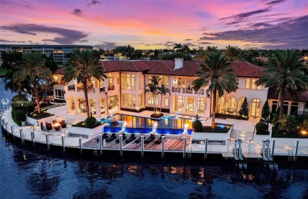 This Unique Boca Raton Mansion comes with the Ultimate Entertaining Space