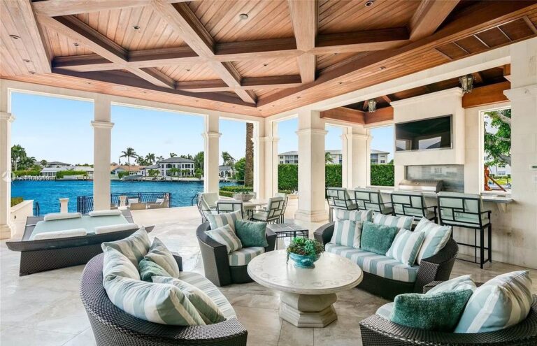 This Unique Boca Raton Mansion comes with the Ultimate Entertaining Space