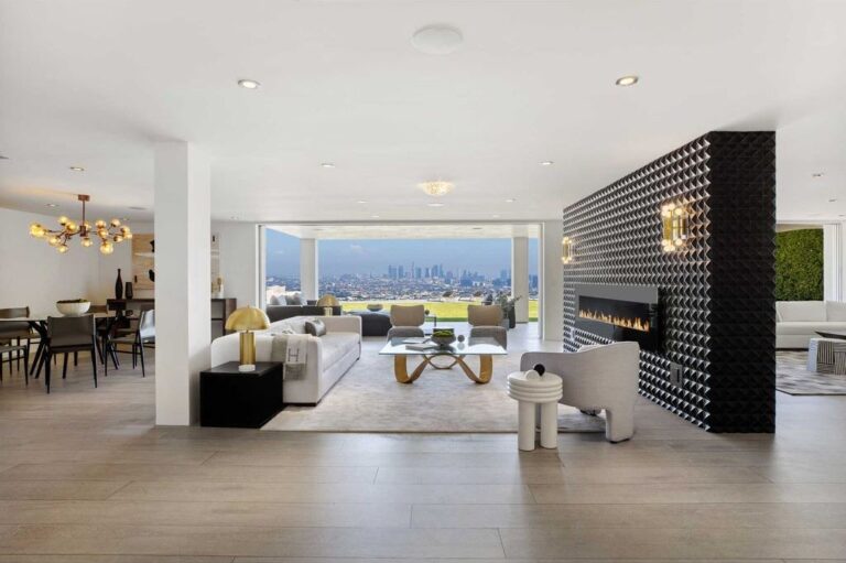 $6,995,000 Sunset Strip Home with Panoramic City View of Los Angeles