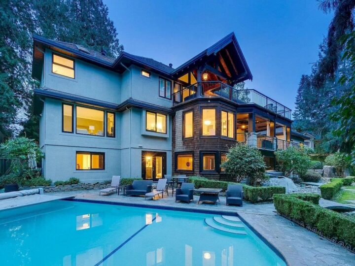 Luxury and Nature Await You at This C$3,998,000 Elegant Gated Mansion ...