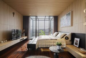 Rubic JGC residence, modern home combine feng shui by Gets Architects