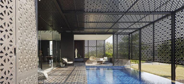 Rubic JGC residence, modern home combine feng shui by Gets Architects