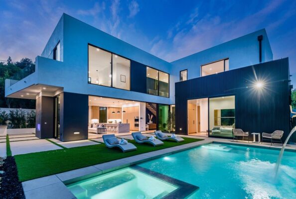 Absolutely Exquisite Upscale Modern Home in Brentwood for $5,999,950