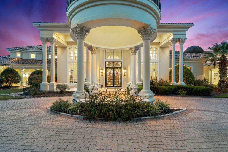 $9.9M Elegant Italian Baroque Mansion in Austin with Breathtaking Views