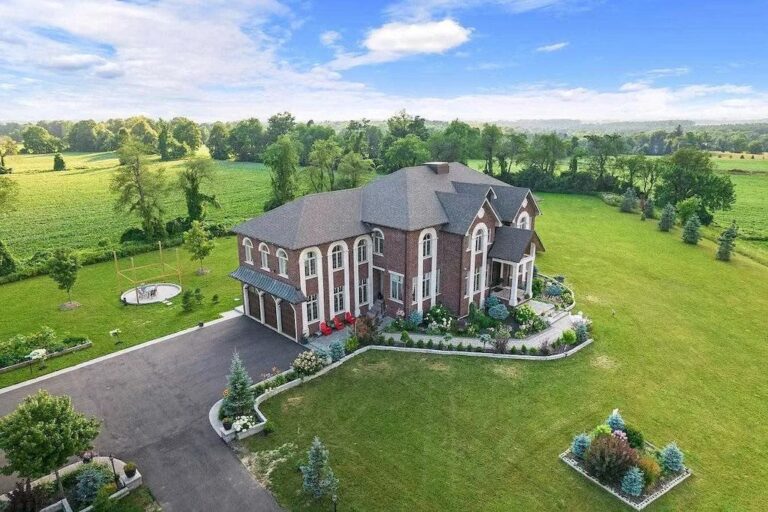 Custom Built Luxury European Style Mansion in Ontario Lists for C$5,799,000