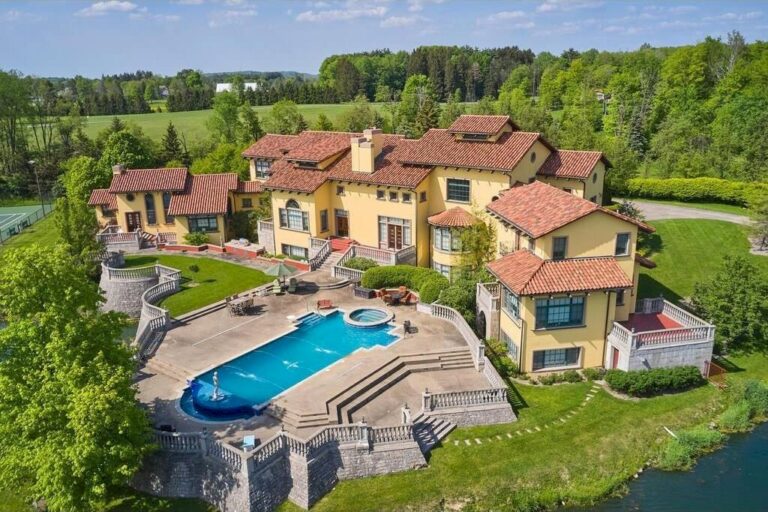 One-of-a-kind Mediterranean Estate in Ohio Features Rarest Quality and ...