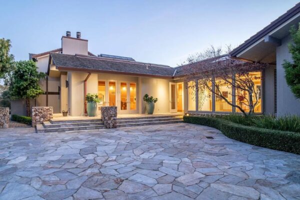 An Architectural Home in Pebble Beach Features Jaw Dropping Views