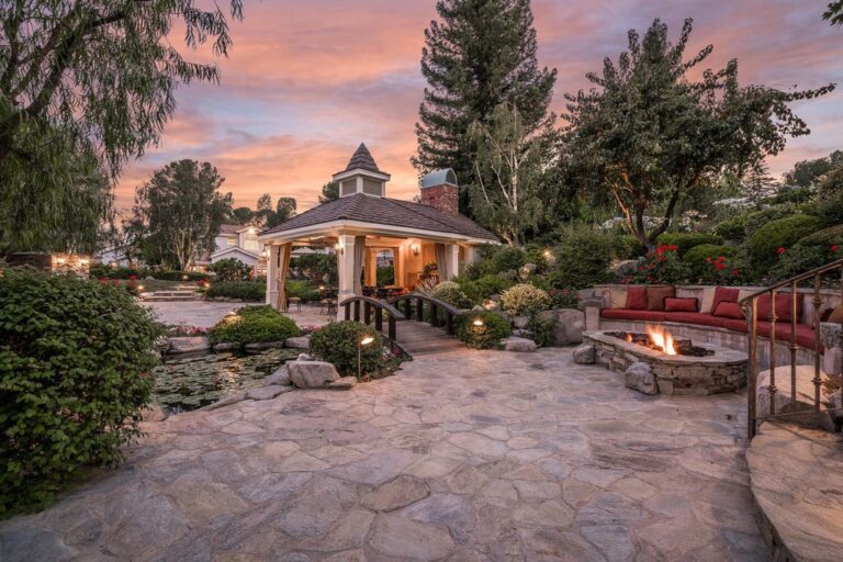 An Unimaginable House in Hidden Hills with a Huge Circular Driveway
