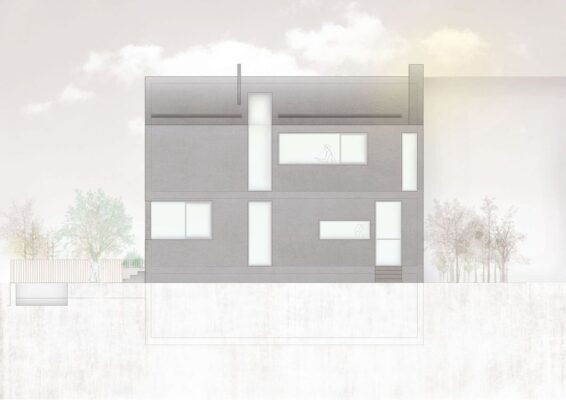 PMC House, an Elegant Three-story Home in Spain by EXarchitects