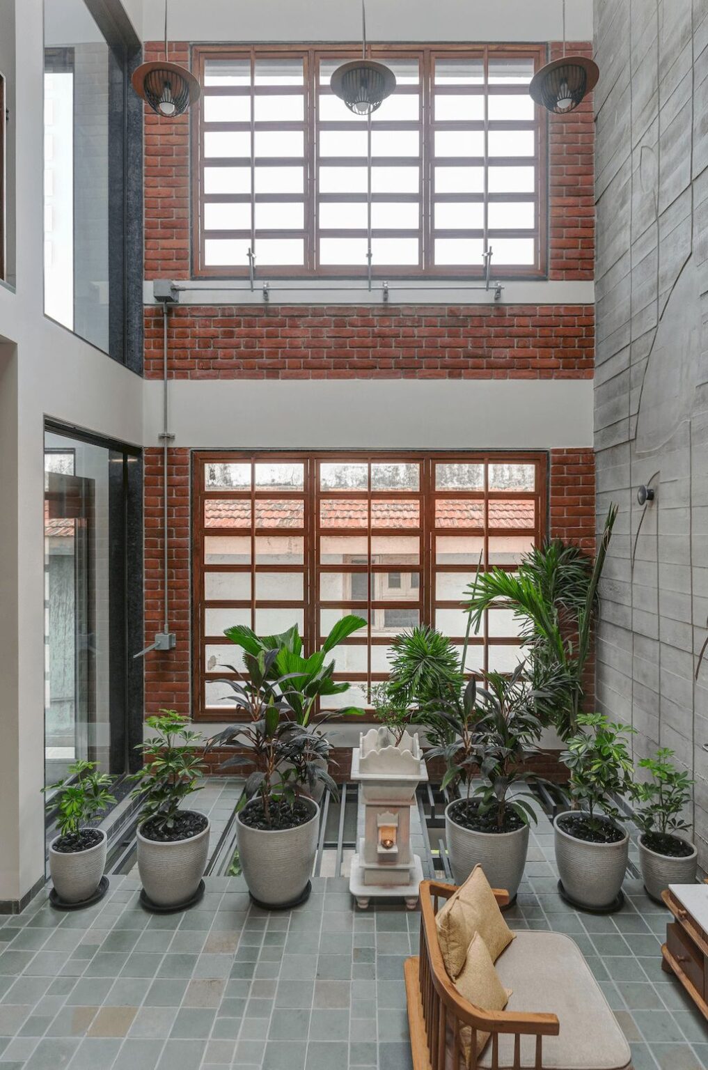 Samruddhi House with Homely Feeling in India by AANGAN Architects