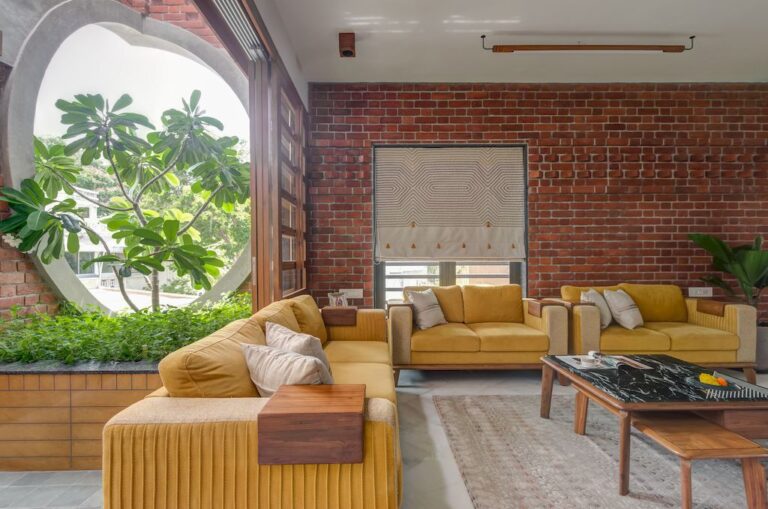 Samruddhi House with Homely Feeling in India by AANGAN Architects