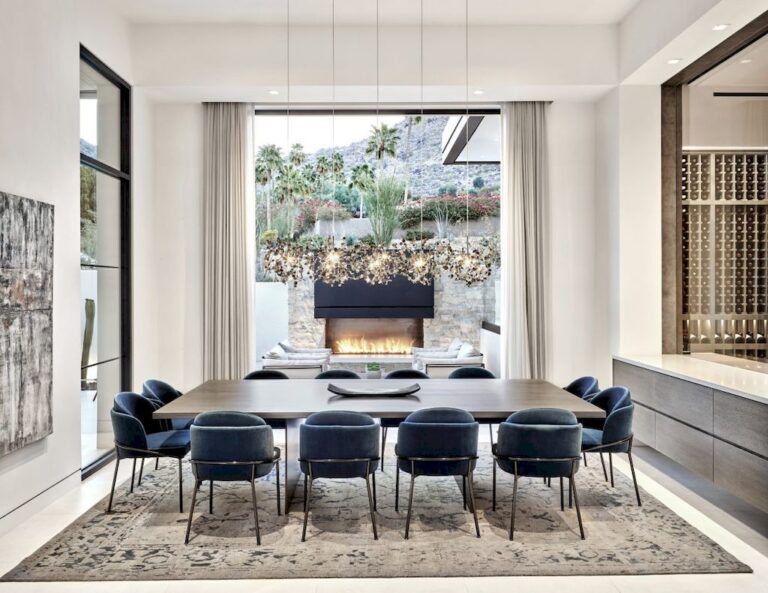 Classic and Modernist Design of Ebony and Ivory House by Drewett Works