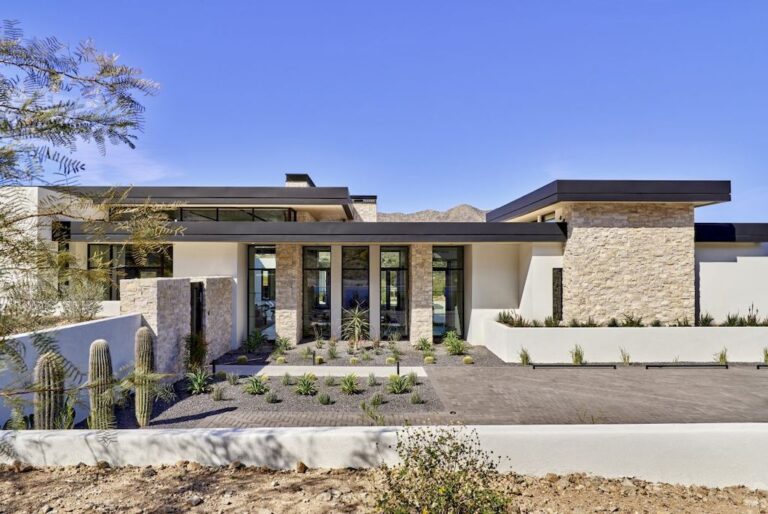 Classic and Modernist Design of Ebony and Ivory House by Drewett Works