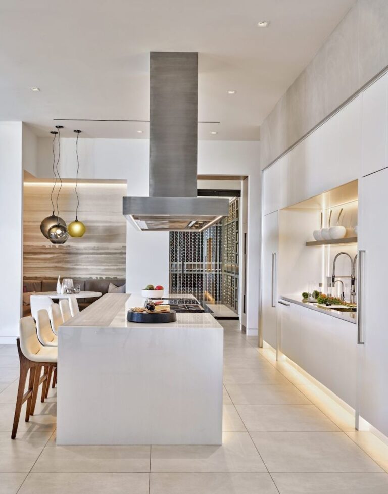 Classic and Modernist Design of Ebony and Ivory House by Drewett Works