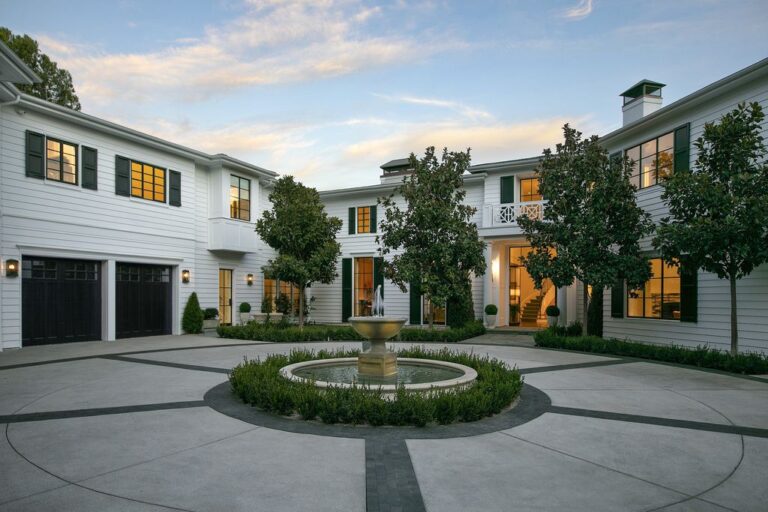 The Bellagio House - A Gracious Traditional Mansion in Bel Air with ...