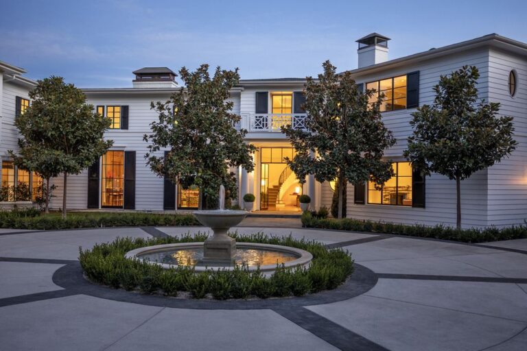 The Bellagio House - A Gracious Traditional Mansion in Bel Air with ...