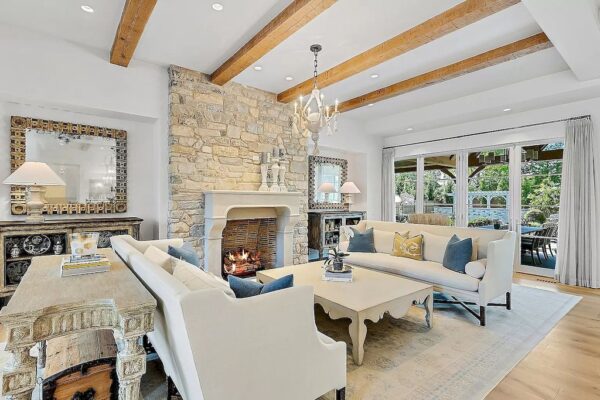 Artful Stone Manor: A Fusion of Understated Elegance and Modern Rustic ...