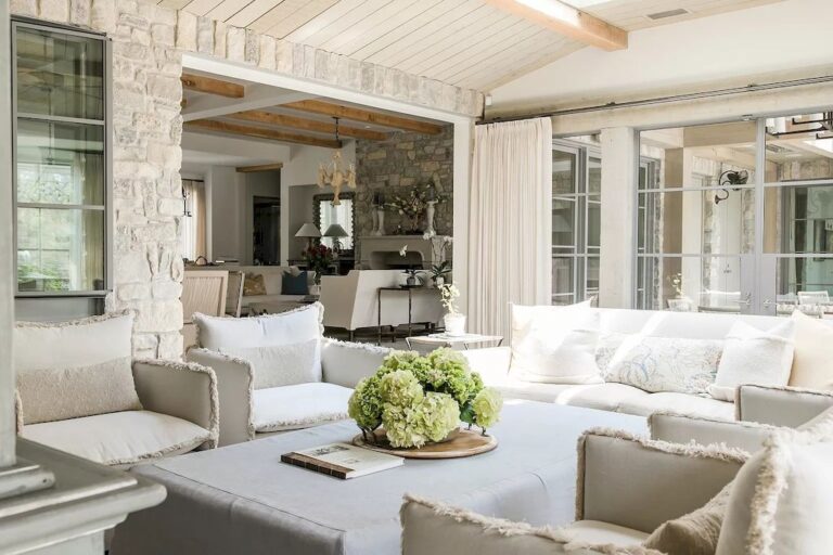 Artful Stone Manor: A Fusion of Understated Elegance and Modern Rustic ...