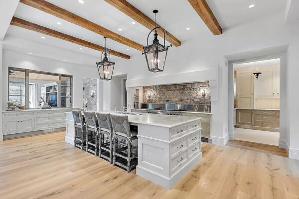 Artful Stone Manor: A Fusion of Understated Elegance and Modern Rustic ...