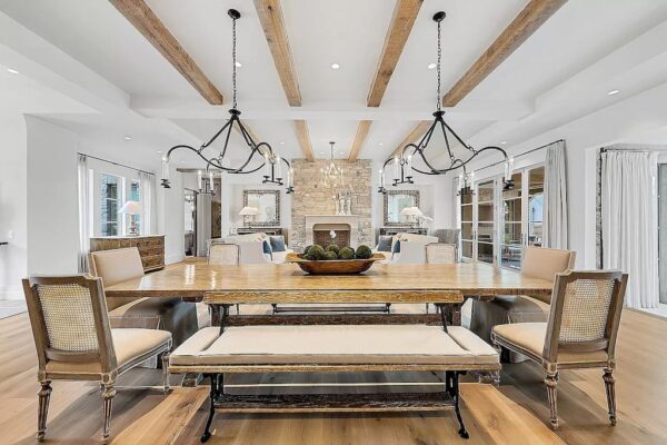 Artful Stone Manor: A Fusion of Understated Elegance and Modern Rustic ...