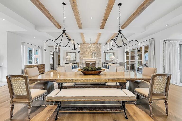 Artful Stone Manor: A Fusion of Understated Elegance and Modern Rustic ...