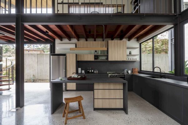 Smolhaven House with Pitched Roof by Choo Gim Wah Architect