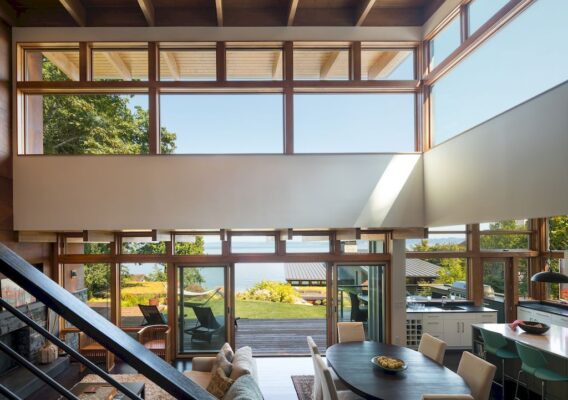 Island Retreat Features Pacific Northwest-style House by Coates Design