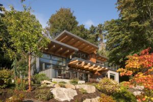 Island Retreat Features Pacific Northwest-style House by Coates Design