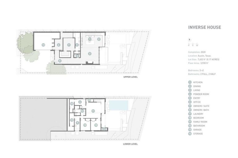 Stunning Renovation Inverse House in Texas by Matt Fajkus Architecture