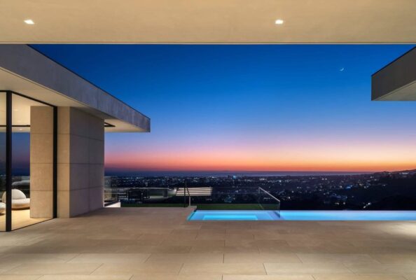 This $88M Beverly Hills Mansion is a serene architectural masterpiece