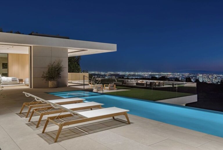 This $88M Beverly Hills Mansion is a serene architectural masterpiece