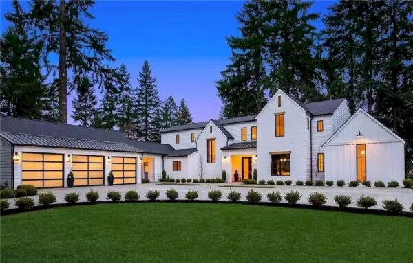 Spectacular New-build Estate Has It All in Washington Hits Market for ...