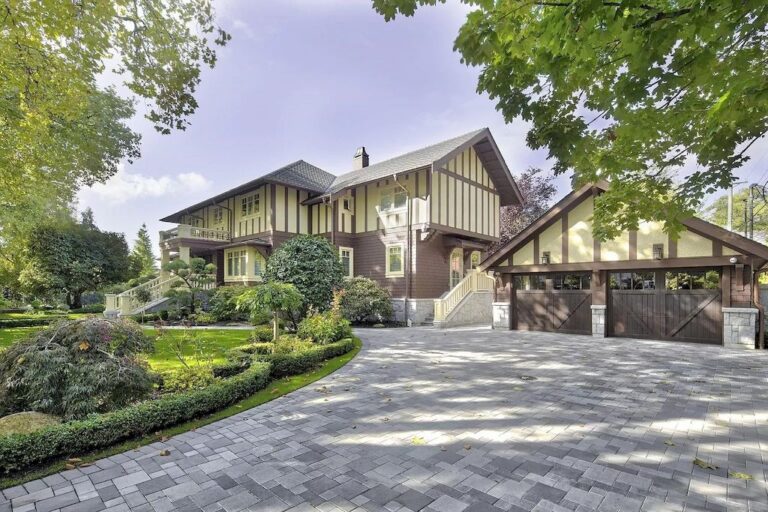Stately & Posh Upper-Class British Tudor Mansion in Vancouver Prices at ...