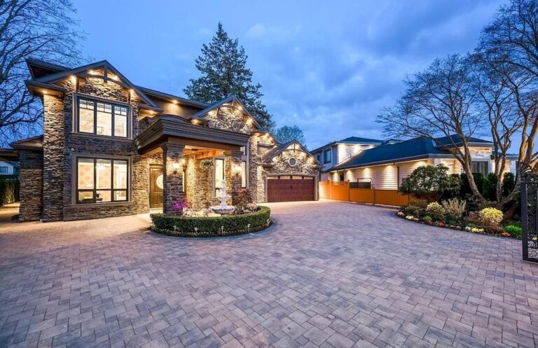 Unique Elegant Stone House in Richmond with Fantastic Landscaping Asks ...