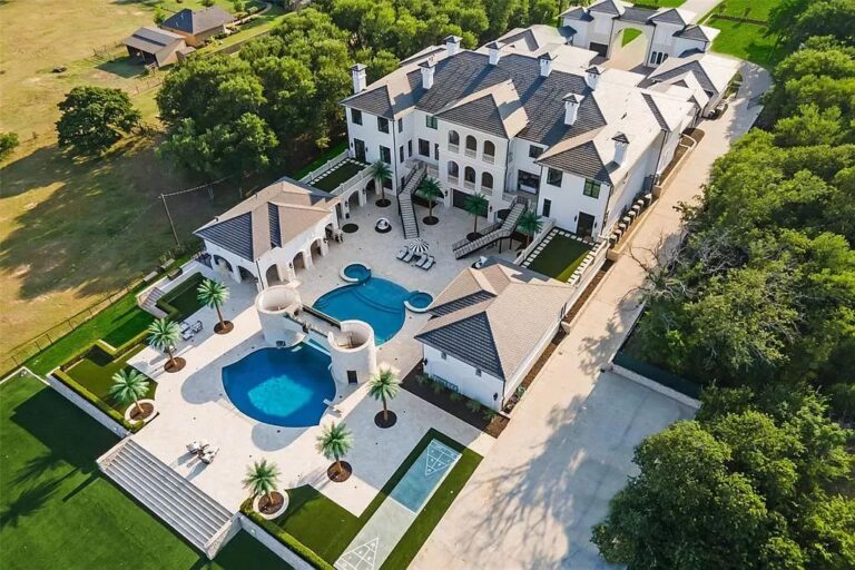 This Texas Mediterranean Estate is One of The Largest Mansions in ...
