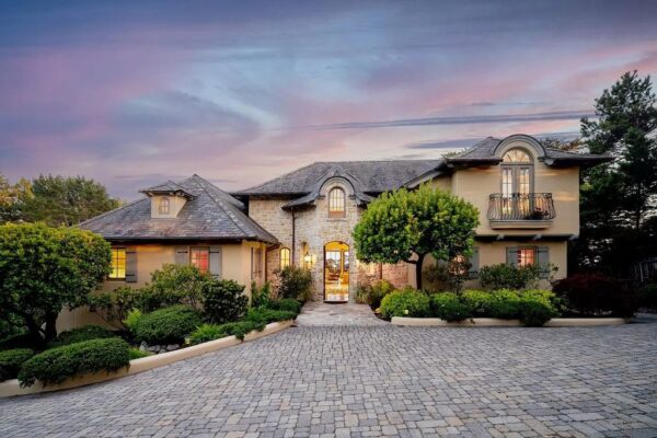 This Stunning French Country Home in Pebble Beach has Captivating Ocean ...