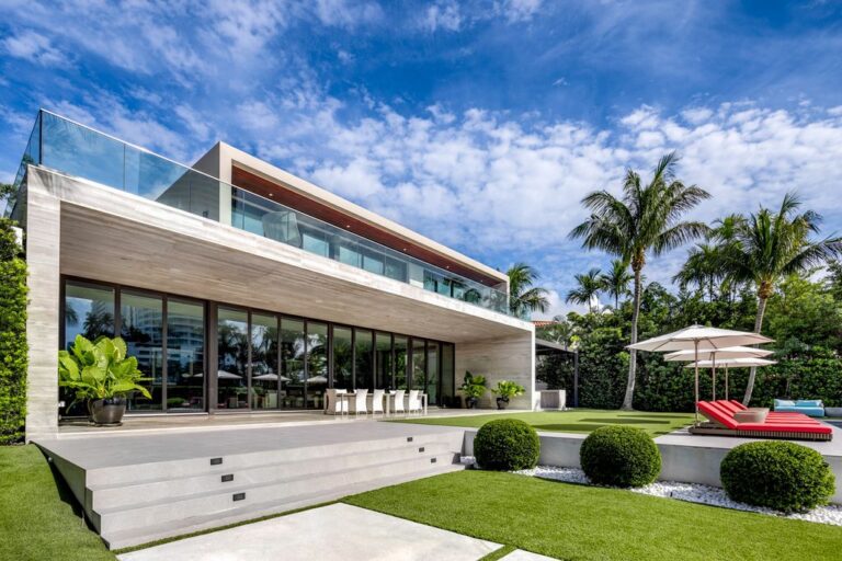 $41,999,999 Modern Mansion in Miami Beach with Retreat Inspired Design ...