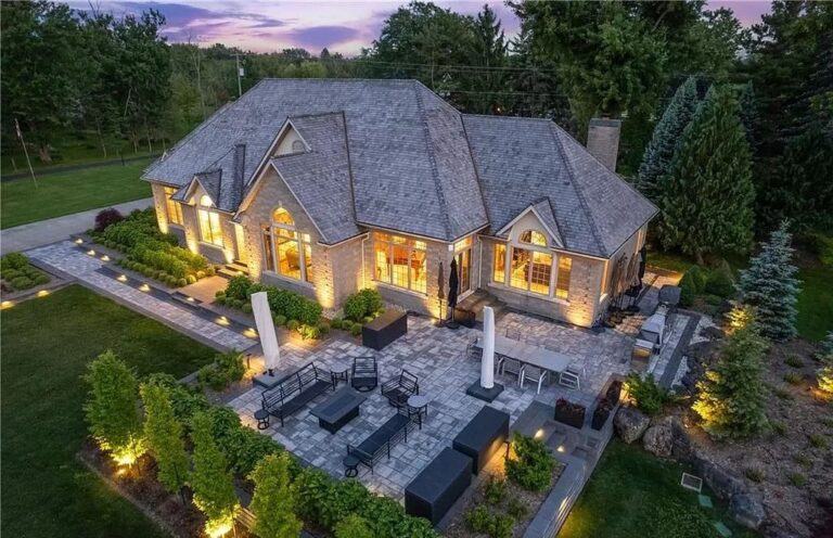 This C$4,995,000 Palatial Estate in Fort Erie Boasts Unobstructed Water ...