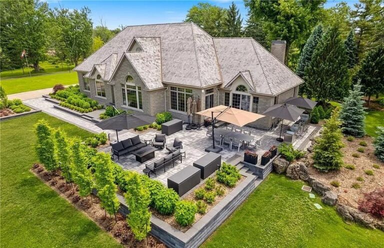 This C$4,995,000 Palatial Estate in Fort Erie Boasts Unobstructed Water ...