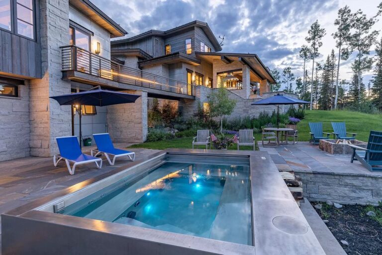 An Impeccable Estate in Telluride Composed of Stone, Steel and Glass ...
