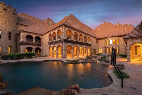This Incredible Custom Castle Estate in Southlake has It All with ...