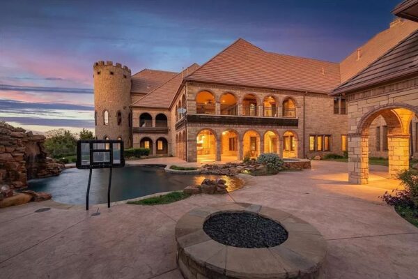 This Incredible Custom Castle Estate in Southlake has It All with ...