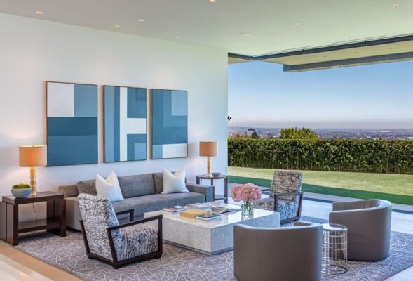 Brand New Architectural Masterpiece in Pacific Palisades Designed by ...