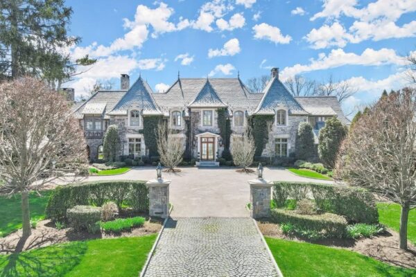 Listing for $19,500,000, This Custom French Normandy Manor is Immersed ...